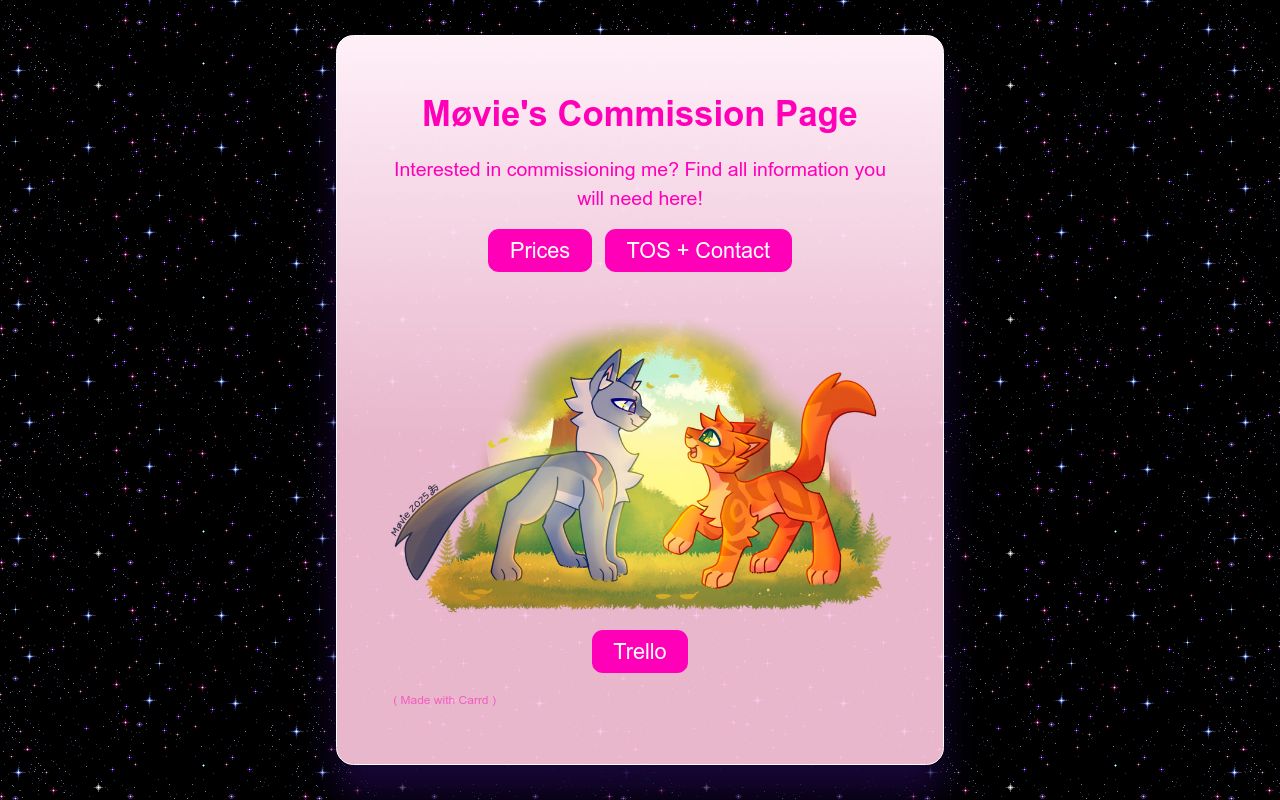 Møvie's Comission Page